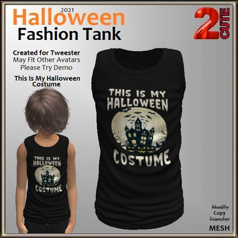 Second Life Marketplace - Halloween Fashion Tank [2cute] This Is My ...